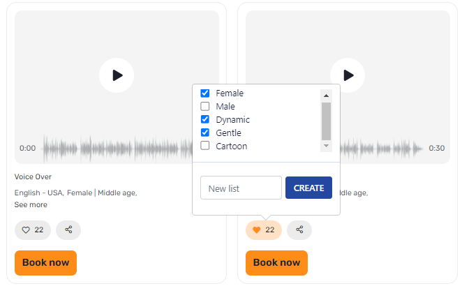 How can my clients favorite my samples? – Bunny Studio Help Center